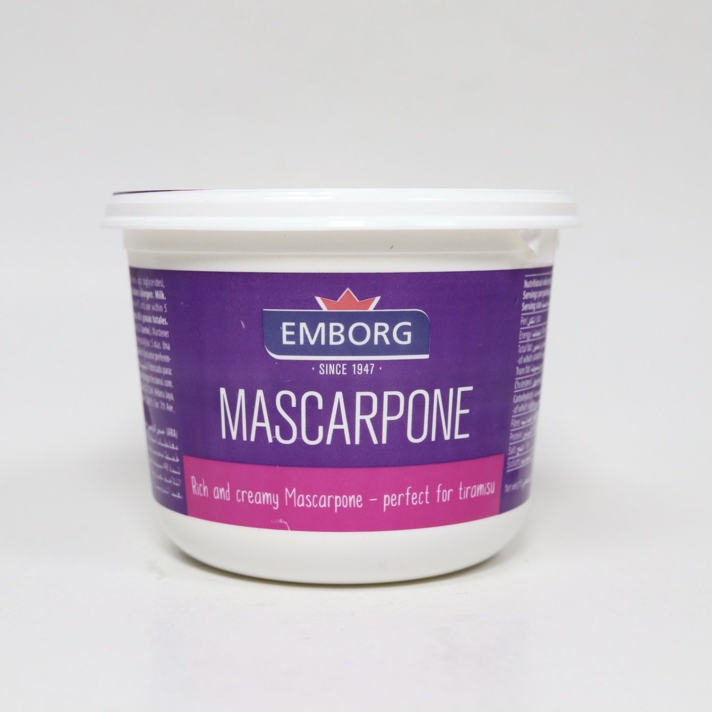 WS Food Distributor - Emborg Mascarpone Cheese (500g)