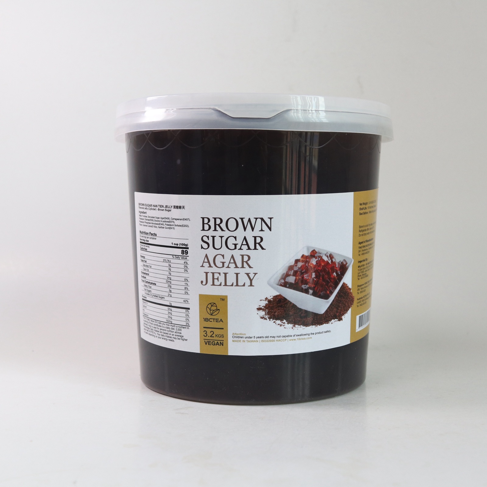 WS Food Distributor - BROWN SUGAR AGAR JELLY (3.8KG)