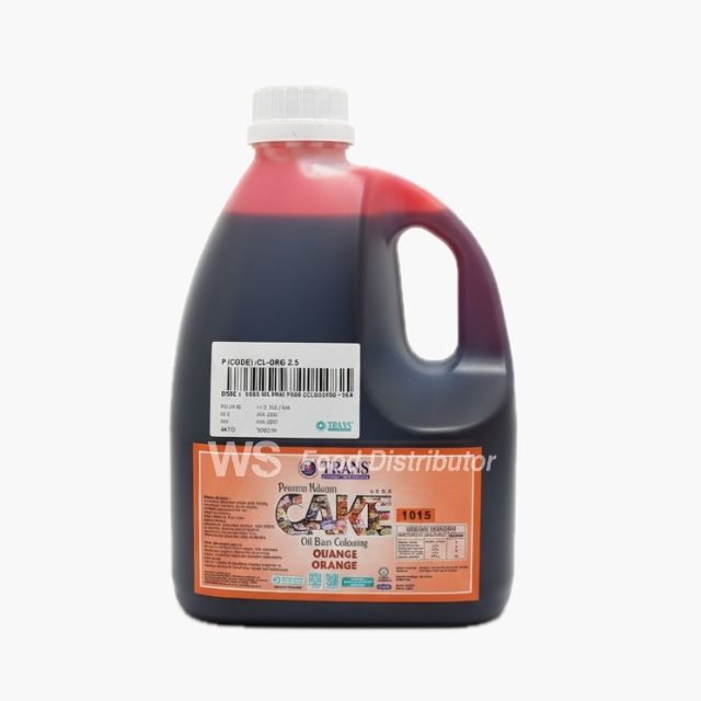 WS Food Distributor - Trans Orange Oil Base Colour 2.5kg